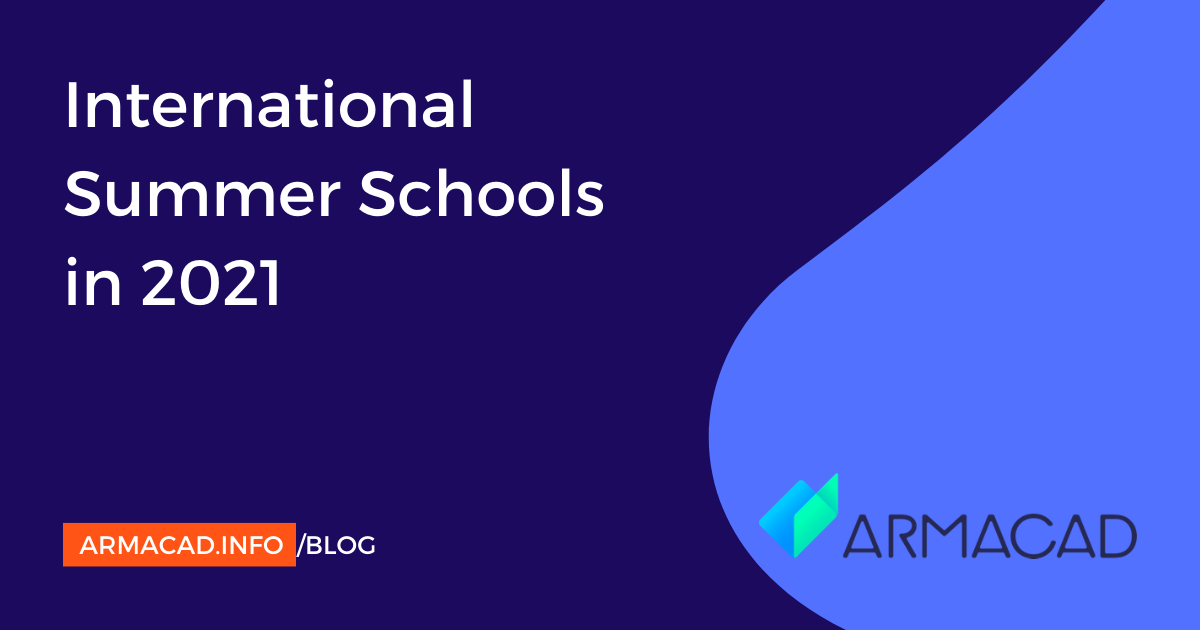 List of 2021 International Summer Schools | ARMACAD